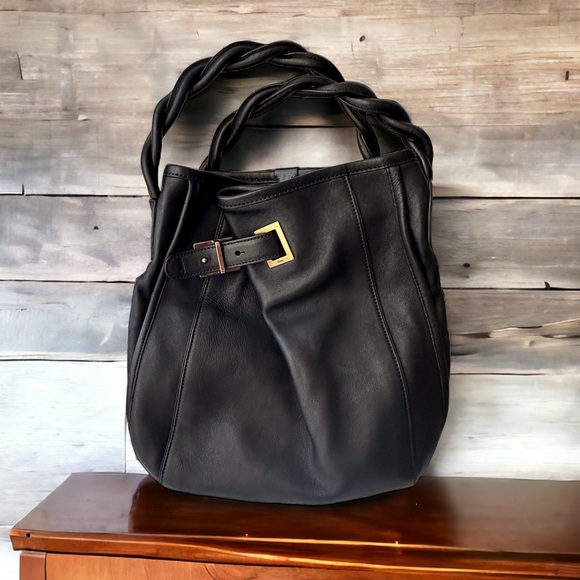 Chloe | Bags | Rare Htf 20 Chloe Amy Small Black Minimalist Braided ...